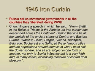 The Cold War 1945-50 | PPT