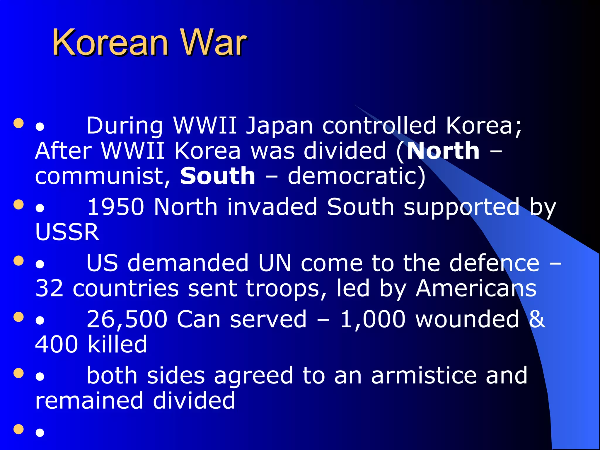 The cold war 1950s | PPT
