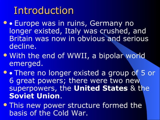 The cold war 1950s | PPT