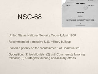 Lecture 13: The Cold War Abroad | PPT