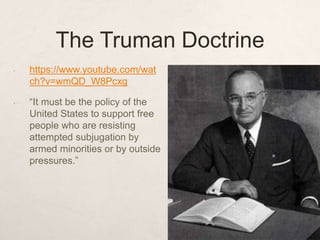 Lecture 13: The Cold War Abroad | PPT