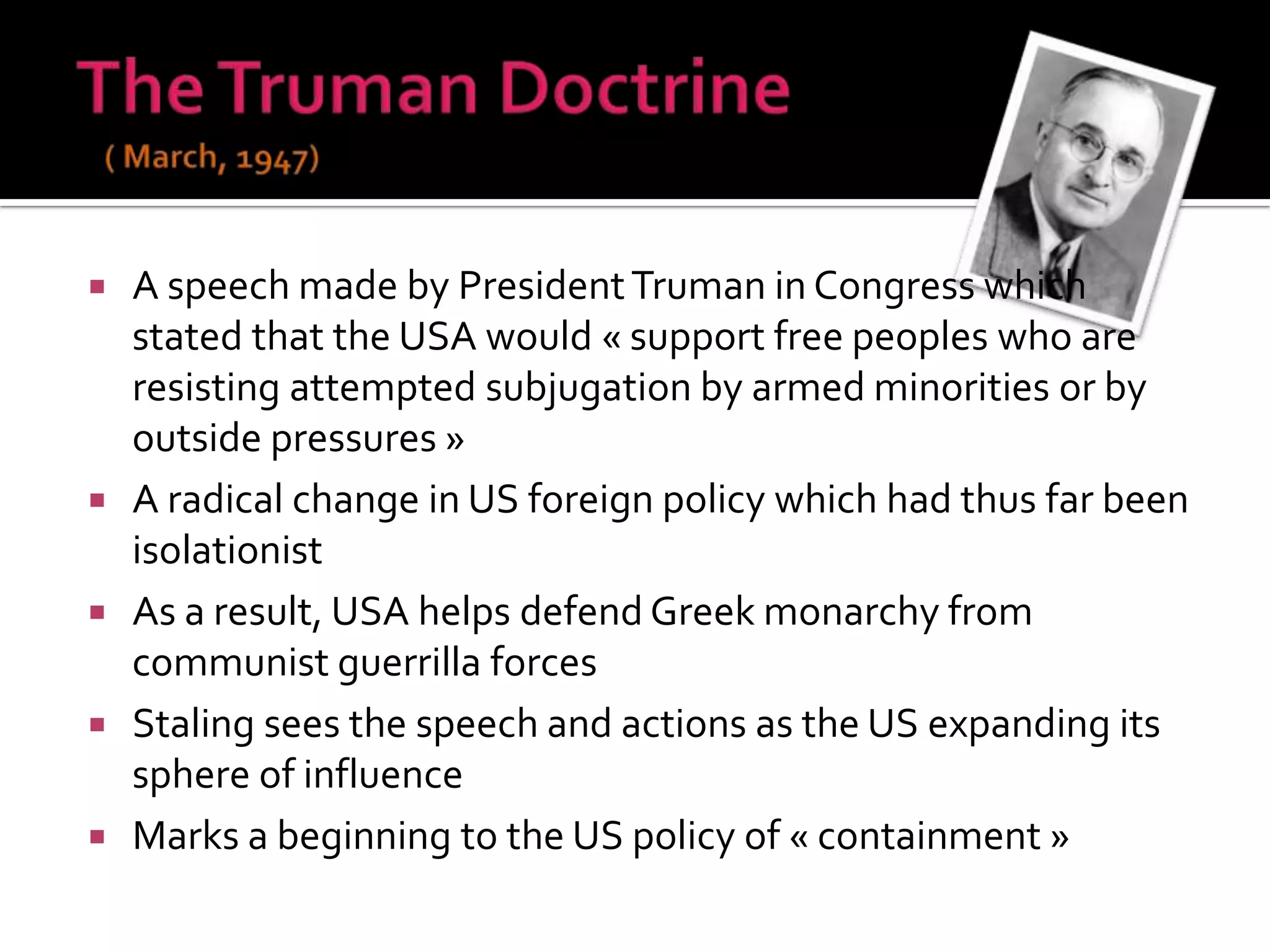 The Cold War Begins | PPTX