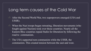 The cold war(by e.s ngwenya) | PPTX