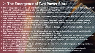 The cold war era | PPT