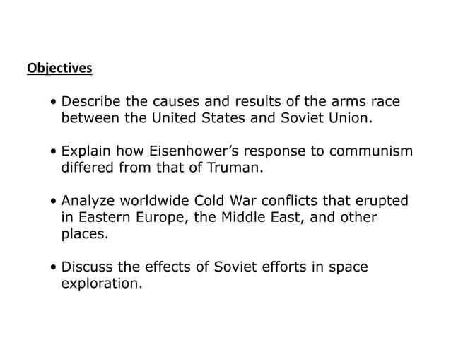 The Cold War Expands | PPT