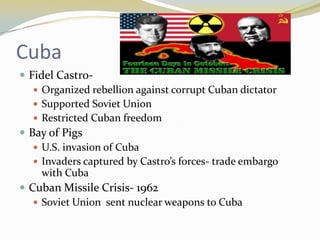 The cold war unfolds | PPTX | Arms & Ammunition | Sensitive Topics