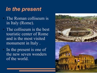 The roman coliseum | PPT