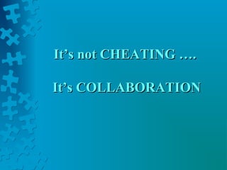 The collaborative classroom Presentation | PPT