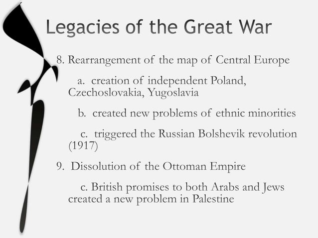 WWI: The collapse and recovery of europe | PPT