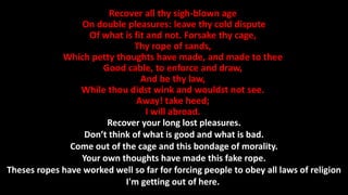 The Collar by George Herbert: Summary and Analysis | PPT