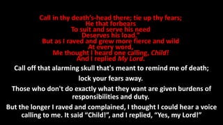 The Collar by George Herbert: Summary and Analysis | PPT