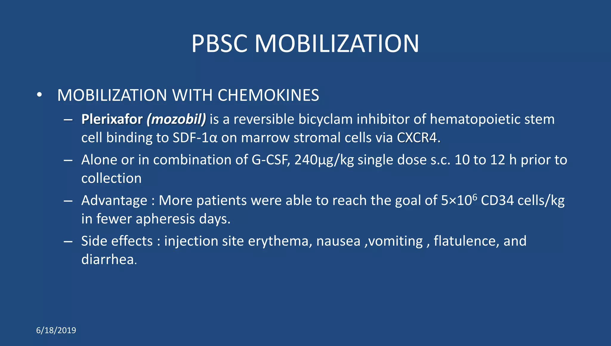 The collection and processing of hematopoietic | PPTX