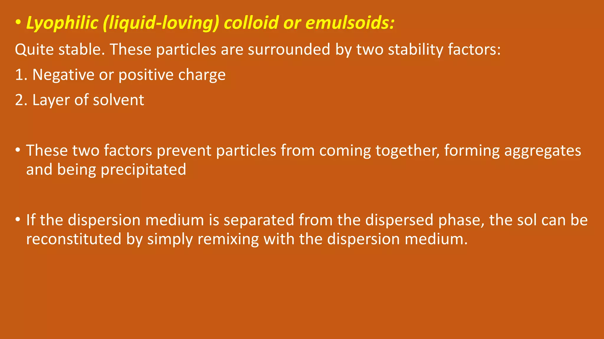 The colloidal state(biochemistry) | PPTX