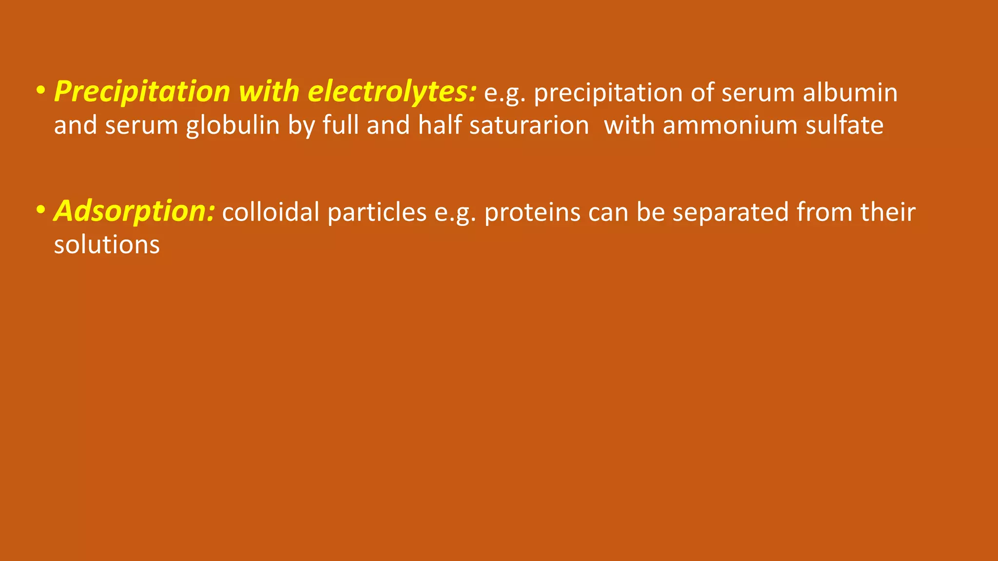 The colloidal state(biochemistry) | PPTX