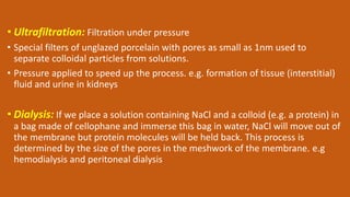 The colloidal state(biochemistry) | PPTX