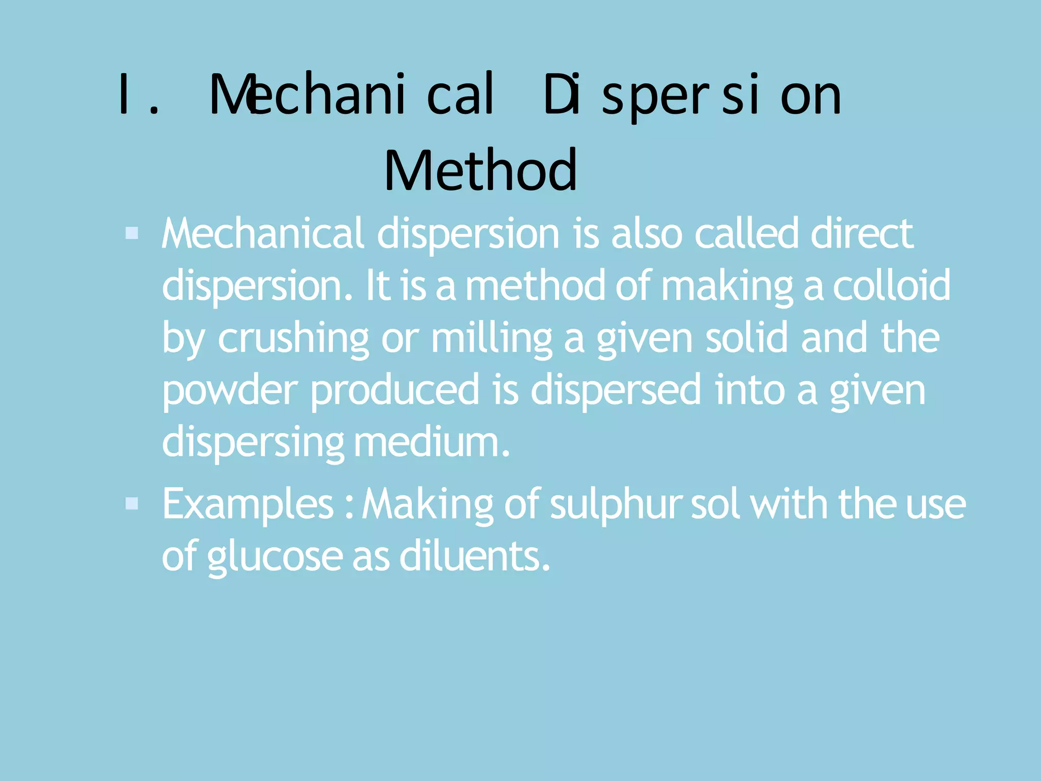 The colloidal state | PPTX