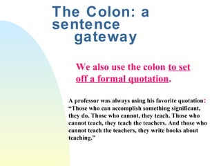 The colon | PPT