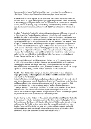 The Colonial Powers' Most Ominous and Secret Evildoing: Cultural ...