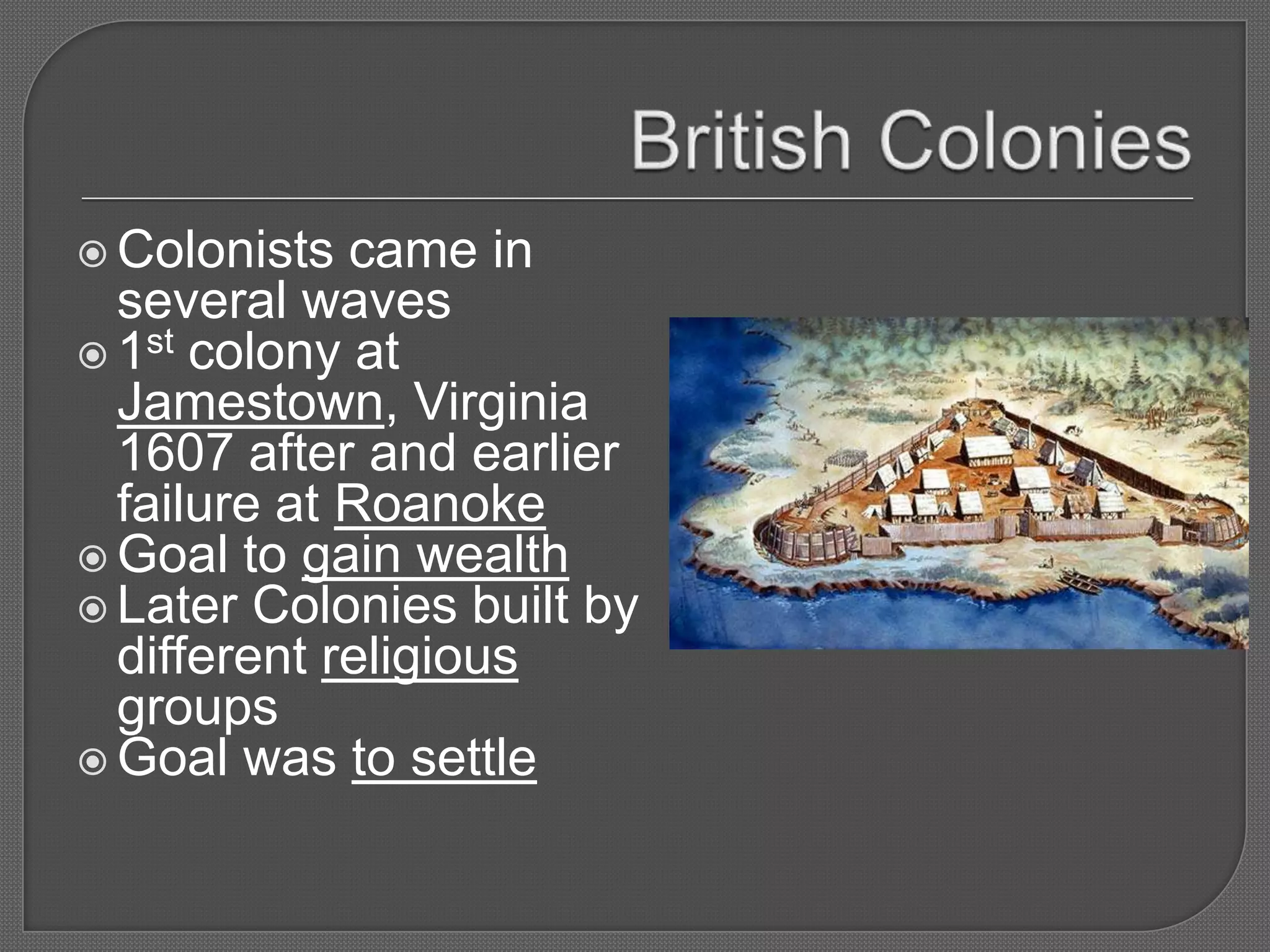 The colonies | PPTX