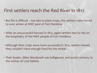 The colony on red river | PPTX