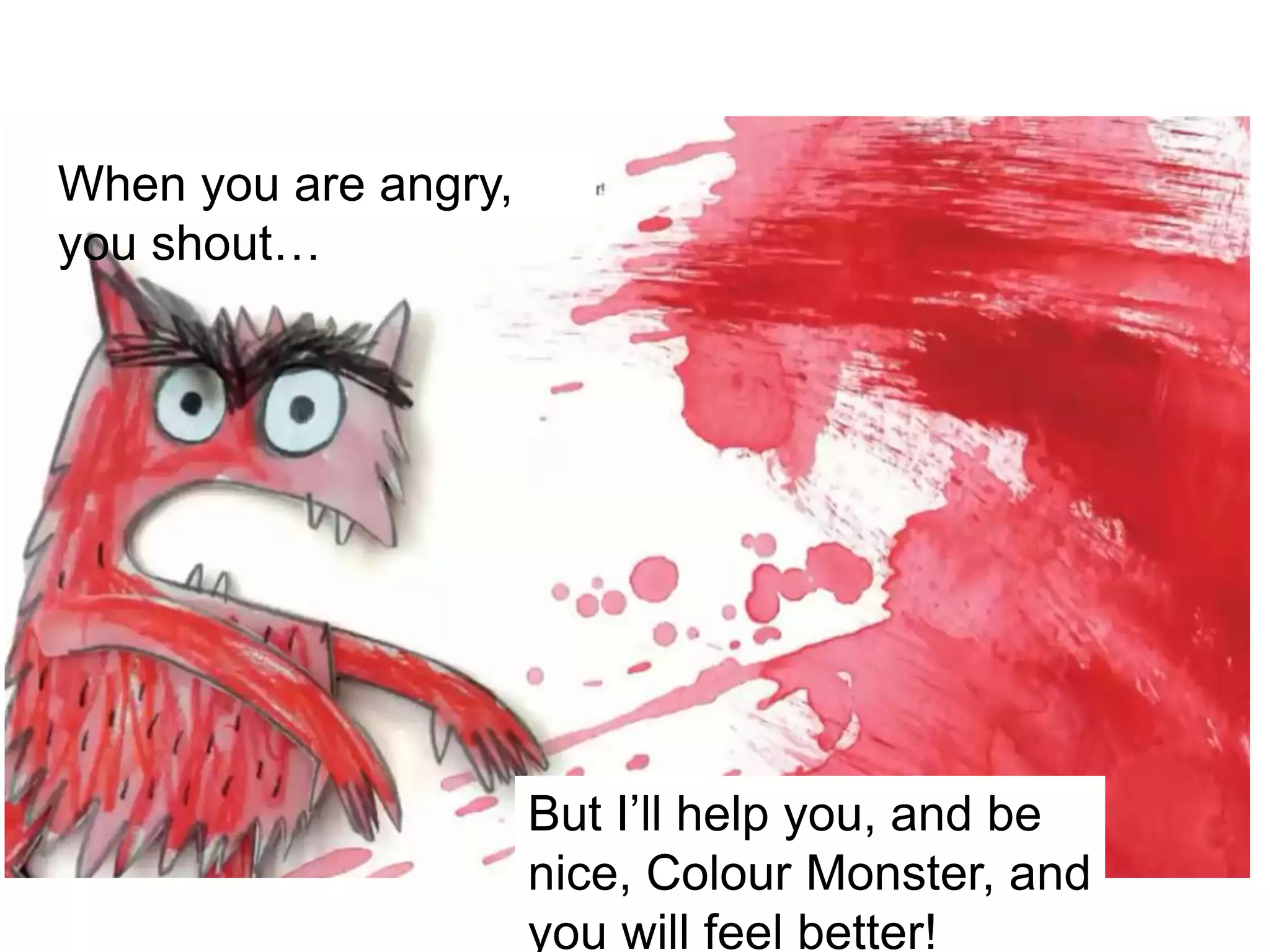 The color monster - adapted version | PPTX