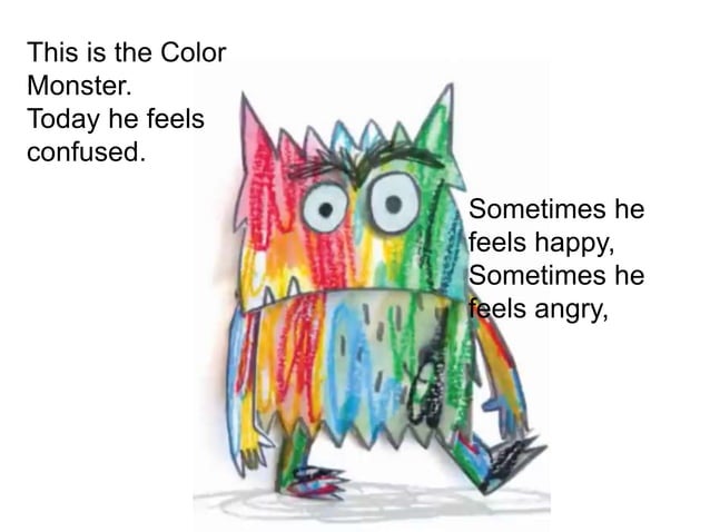 The color monster - adapted version | PPTX