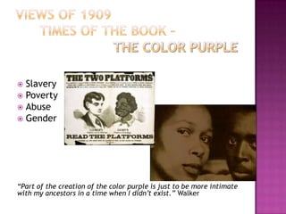 The color of purple | PPTX | Politics
