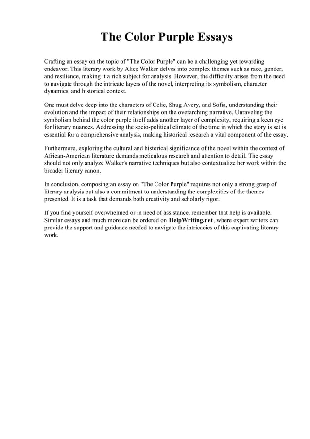The Color Purple Essays.pdf