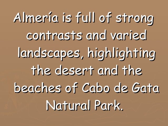 The colors of almeria | PPT