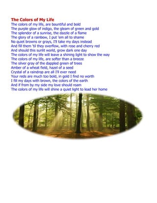 The colors of my life | PDF