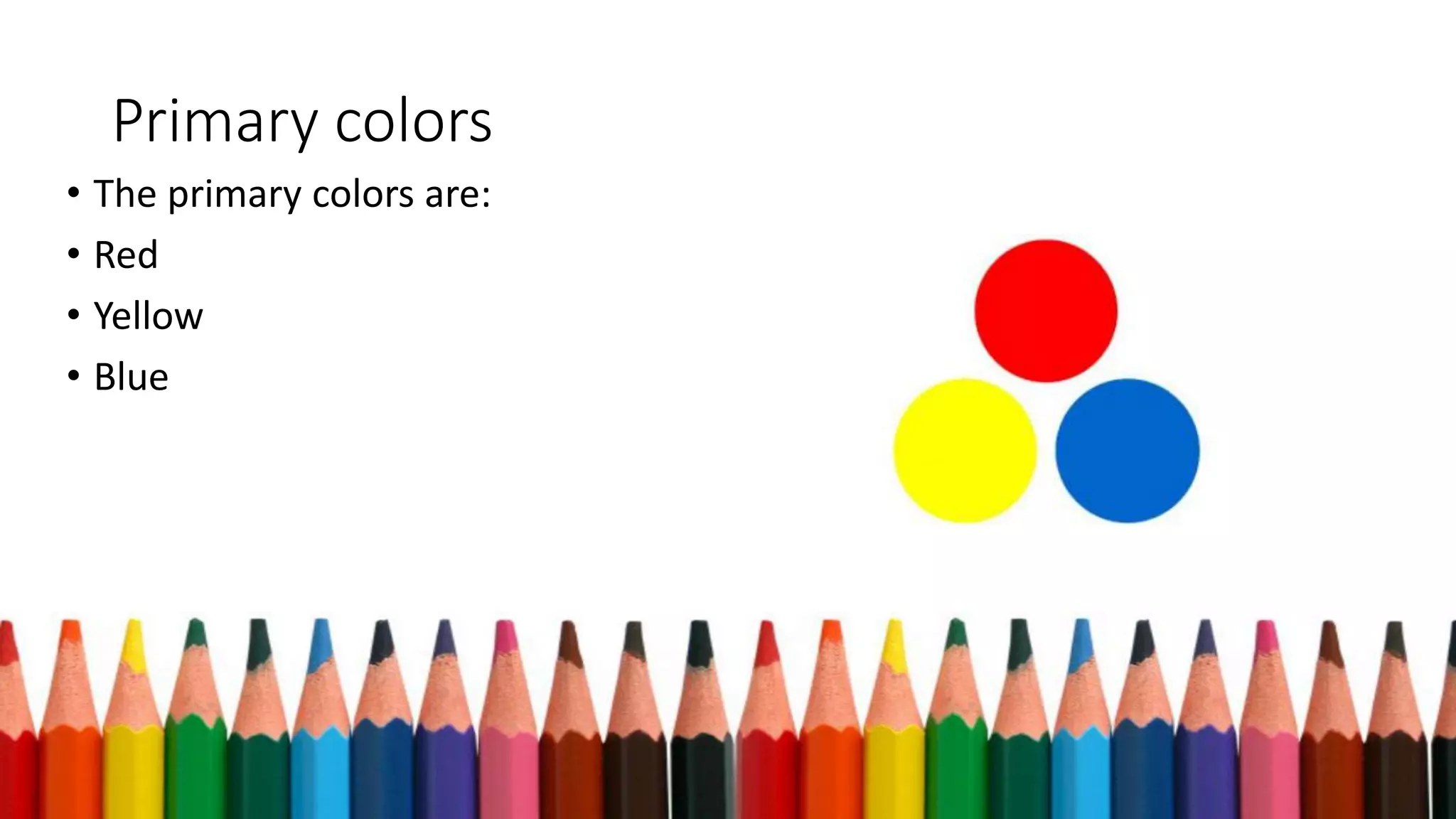 The colors slideshare | PPTX