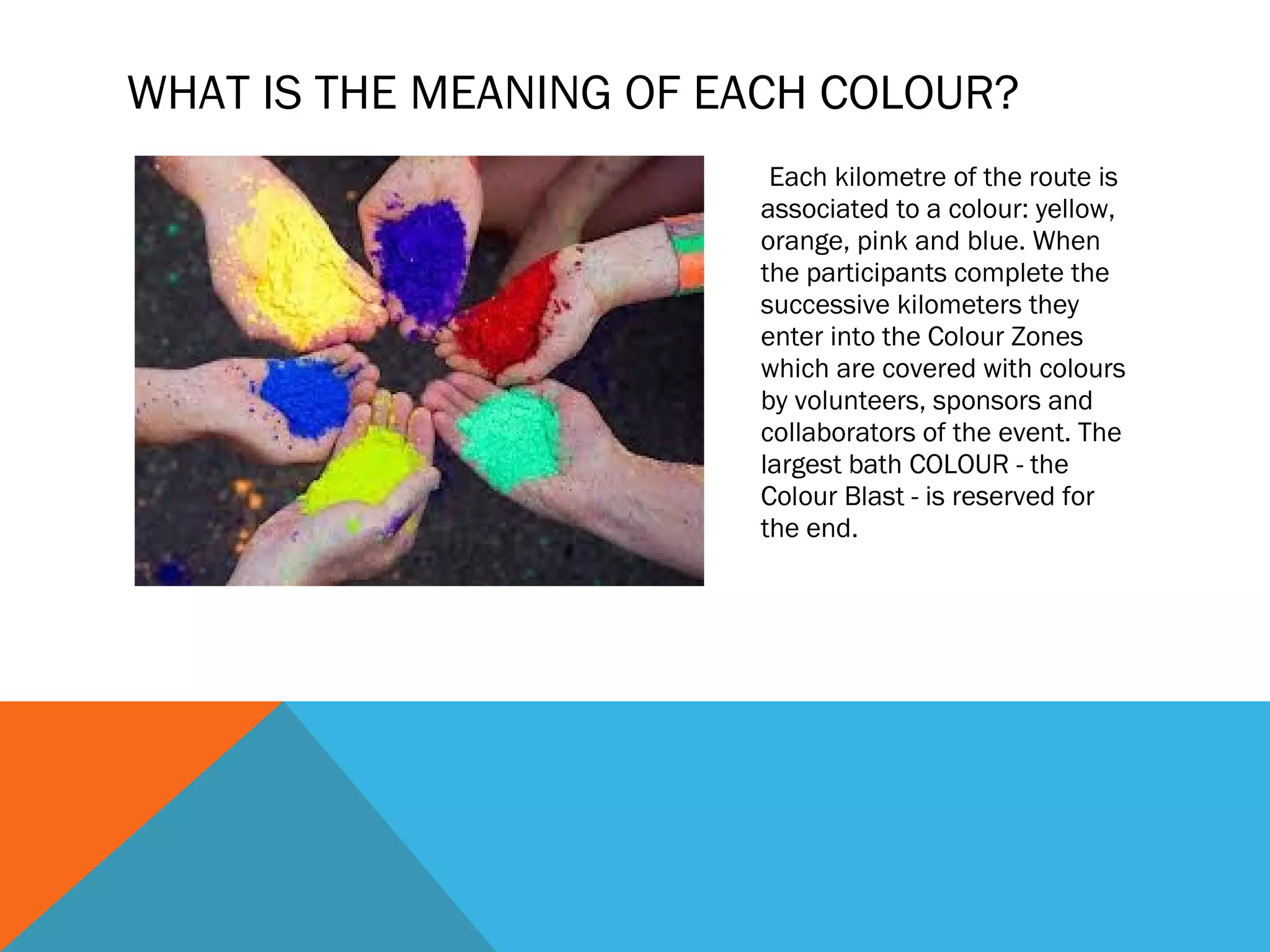The colour run | PPT