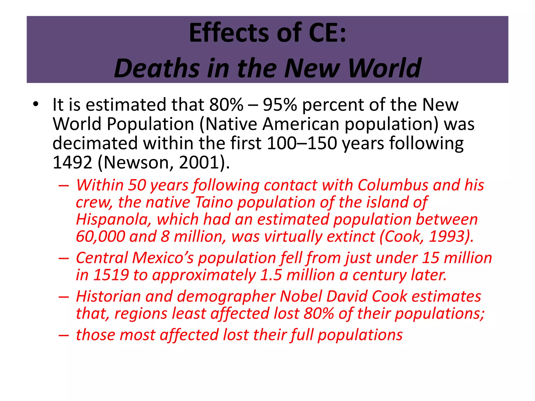 The columbian exchange | PPTX