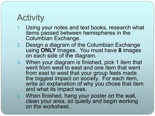 The columbian exchange and mercantilism | PPT