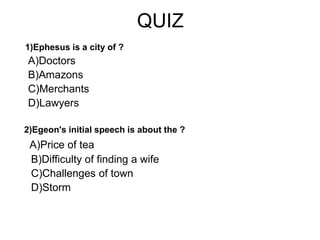 The Comedy Of Errors | PPT