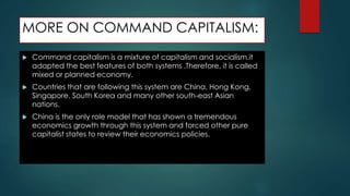 The command capitalism’s,socialism,communism | PPTX