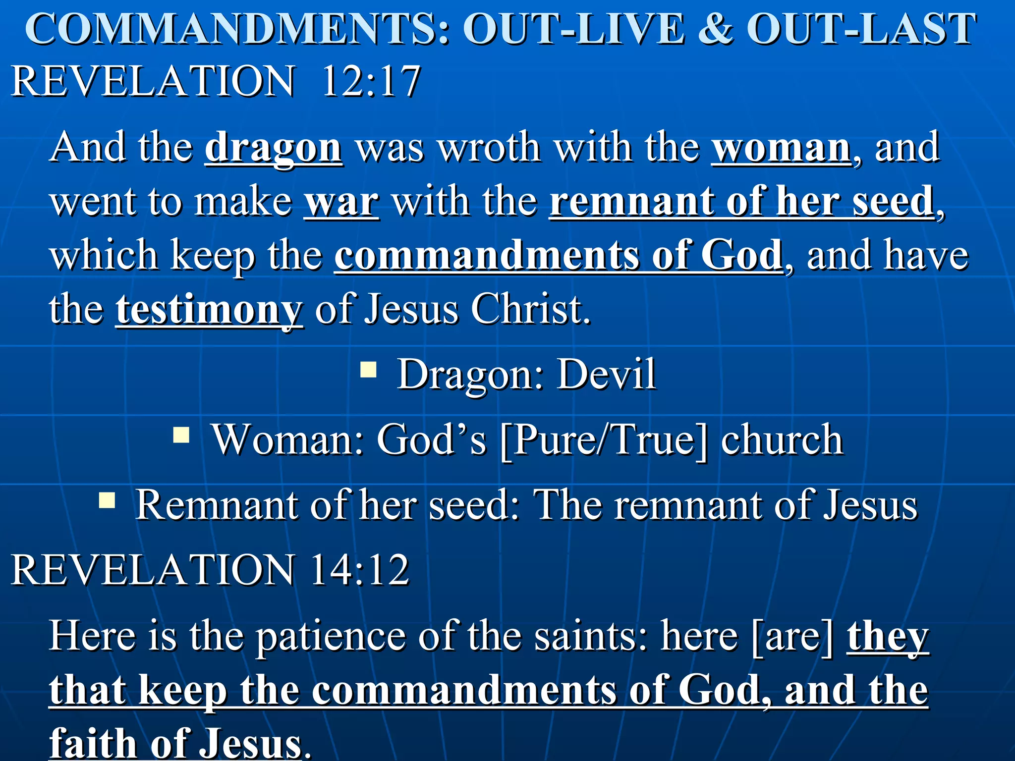 The Commandments Of God | PPT