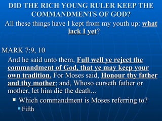 The Commandments Of God | PPT