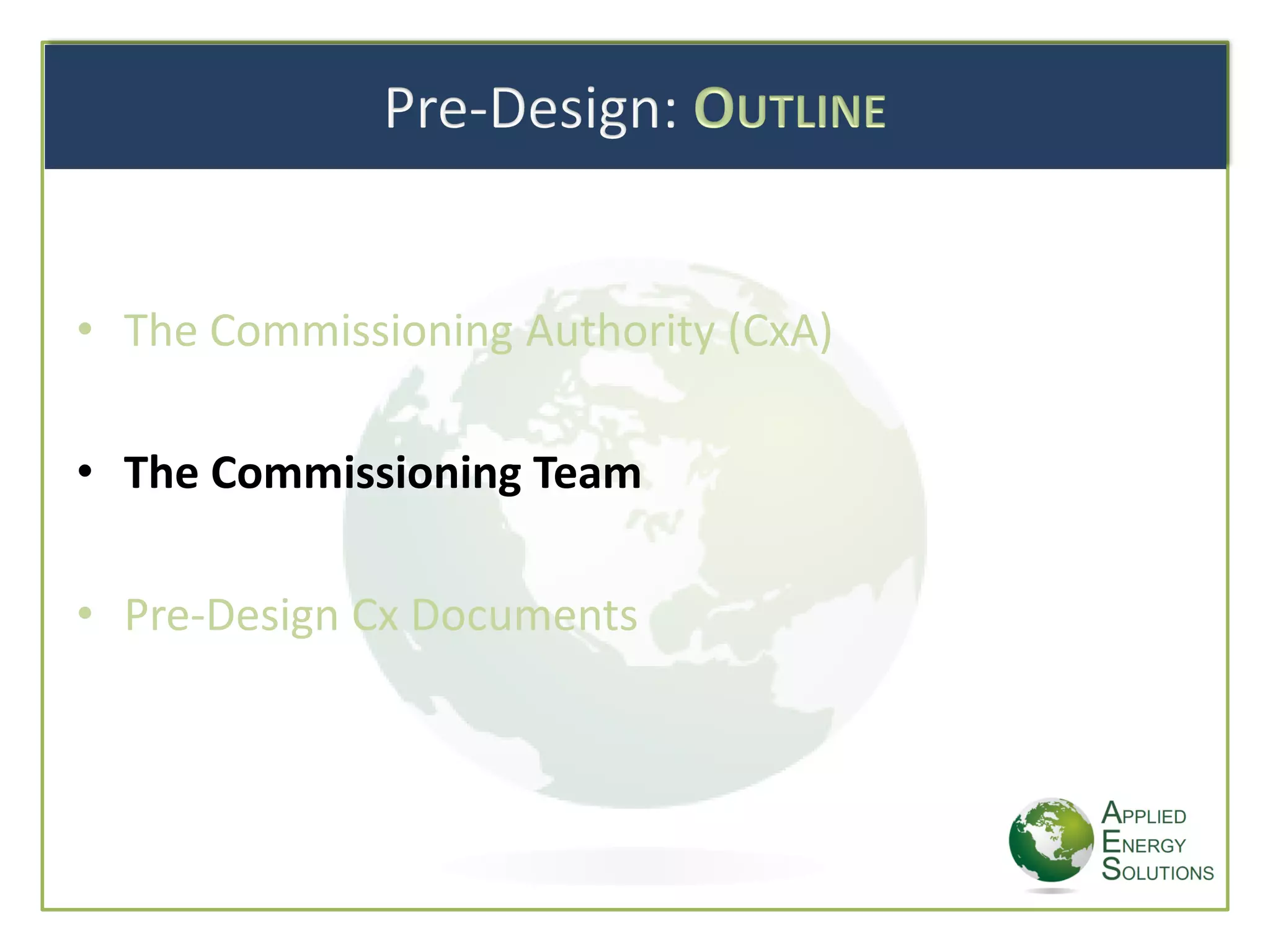 The Commissioning Process | PDF