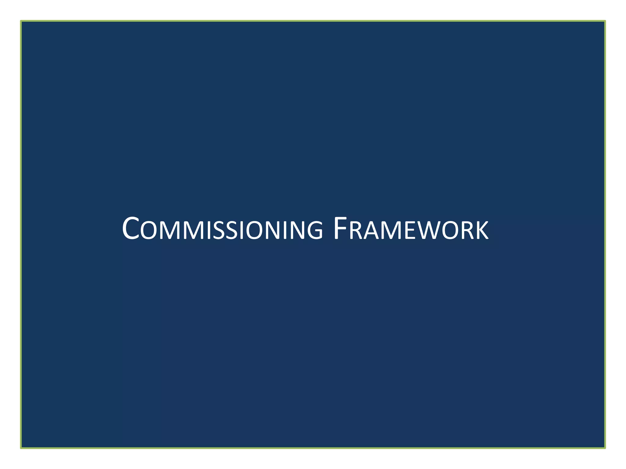 The Commissioning Process | PDF