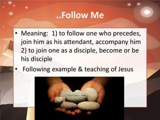 The commitment of following jesus | PPT
