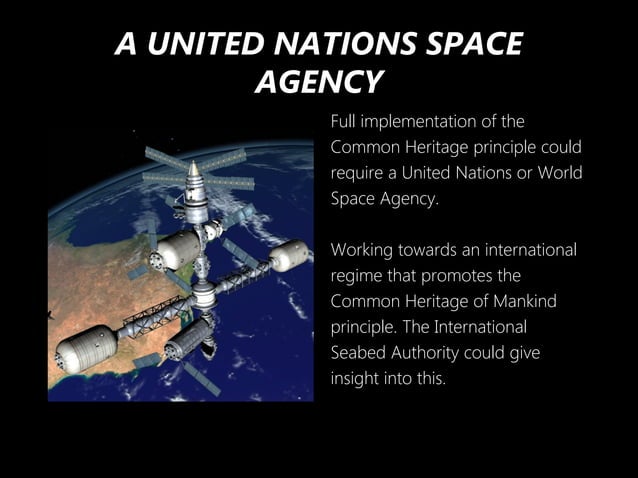 The Common heritage of mankind meets star trek ss | PPT