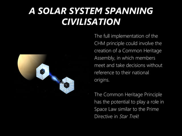 The Common heritage of mankind meets star trek ss | PPT
