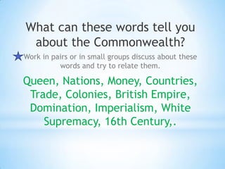 The commonwealth | PPT