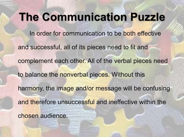 The communication puzzle animated2 | PPSX | Dating | Family and ...