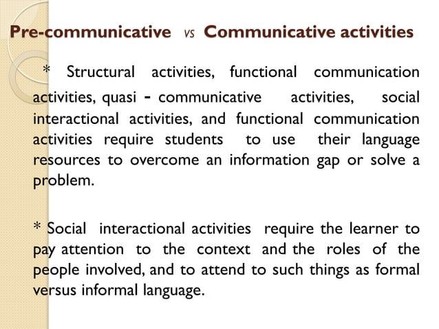 The Communicative Approach | PDF | Homework and Study | Education