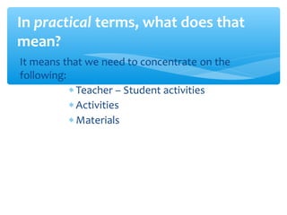 The communicative approach kk | PPT