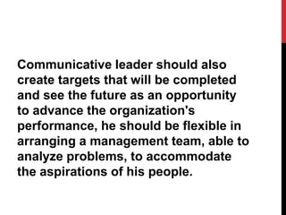 The communicative leader | PPT