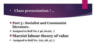 The Communist Manifesto.. presentation.. | PPTX