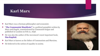 The Communist Manifesto.. presentation.. | PPTX